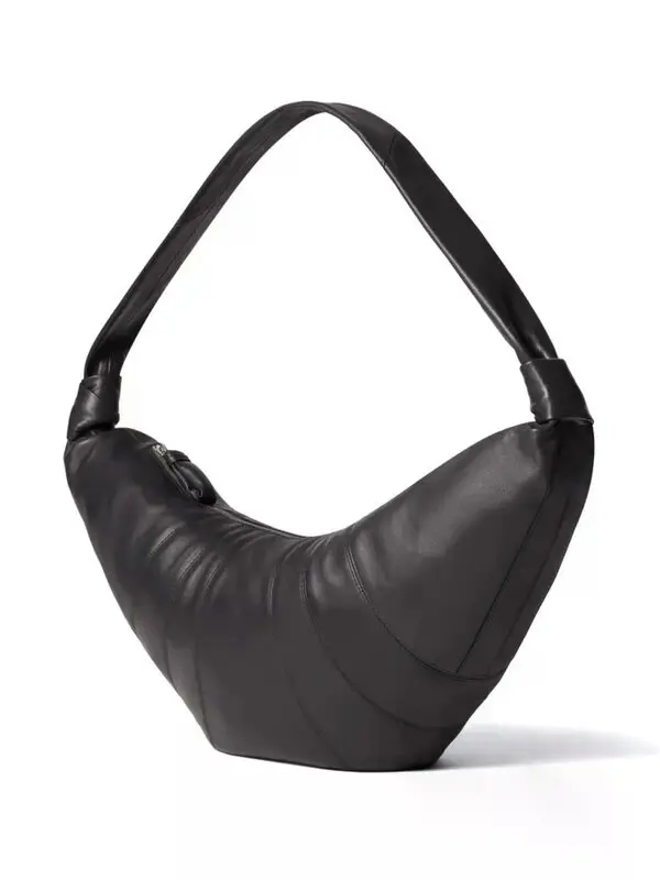 LEMAIRE Croissant Bag In Leather - Brown