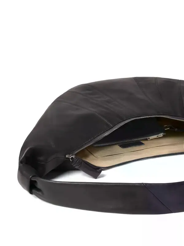 LEMAIRE Croissant Bag In Leather - Brown