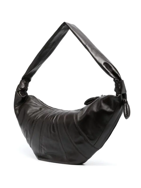 LEMAIRE Large Croissant Shoulder Bag - Brown