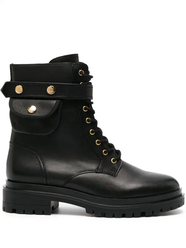 Ralph Lauren Cammie Lace-up Leather Boots