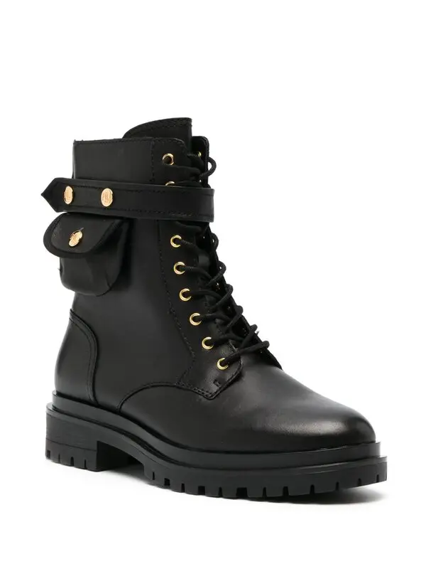 Ralph Lauren Cammie Lace-up Leather Boots