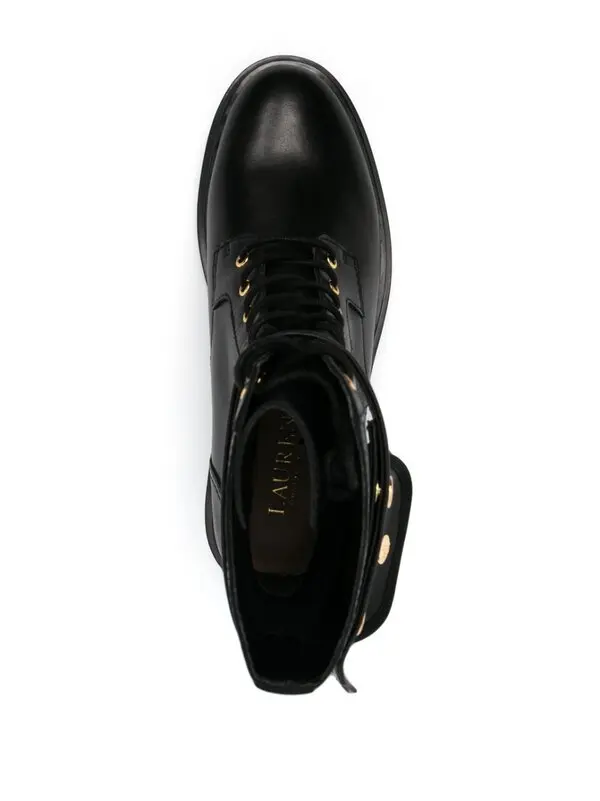 Ralph Lauren Cammie Lace-up Leather Boots