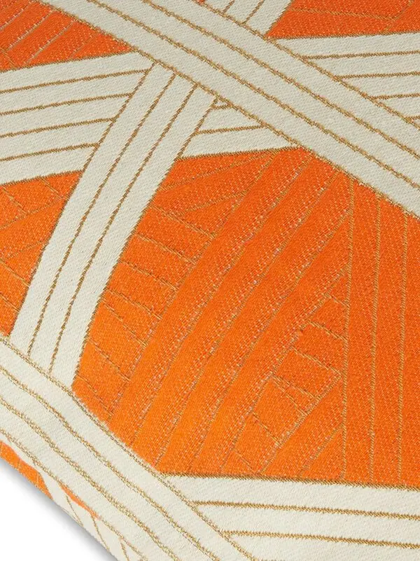 Missoni Nastri Multi-way Stripe Cushion - Orange