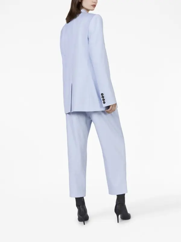 Stella McCartney Flannel Single-breasted Blazer - Blue