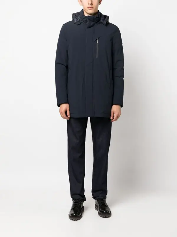 Woolrich Logo-patch Padded Coat