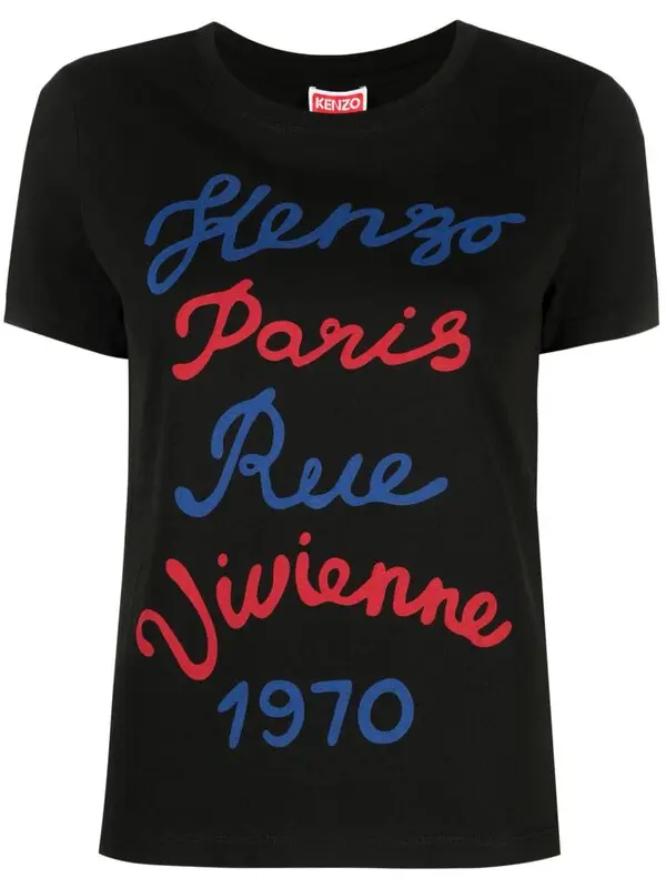 Kenzo Slogan-print Cotton T-shirt