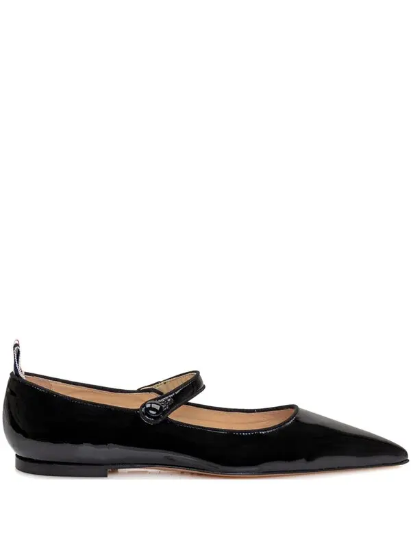 Thom Browne Pointed-toe Ballerina Flats