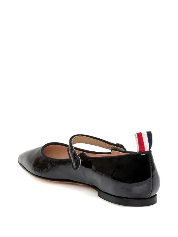 Thom Browne Pointed-toe Ballerina Flats