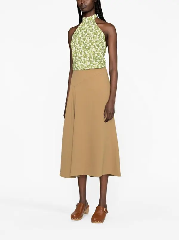 Etro Floral-print Halterneck Top