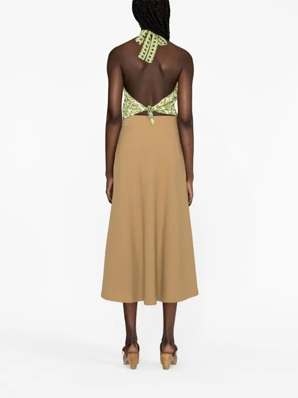 Etro Floral-print Halterneck Top