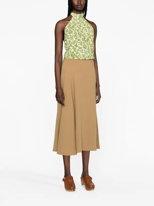 Etro Floral-print Halterneck Top