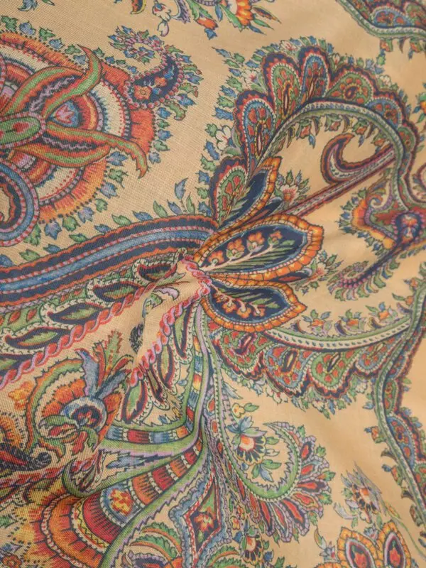 Etro Bombay Paisley-print Scarf - Neutrals