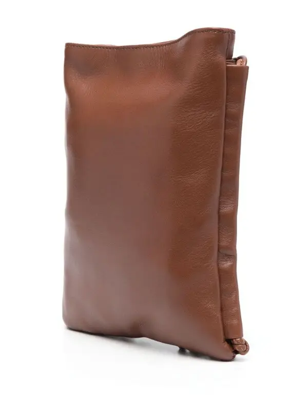 Hereu Trena Interwoven Leather Bag - Brown