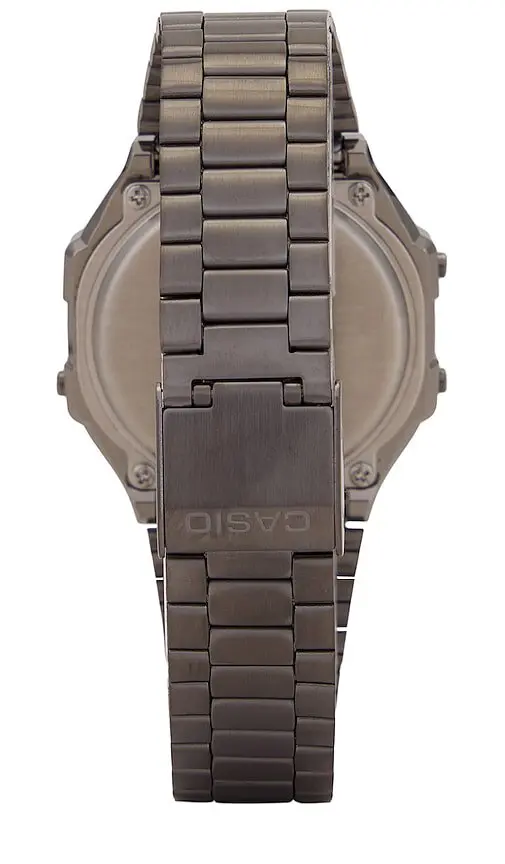 Casio Vintage A168 Series Digital Watch - Gunmetal Grey