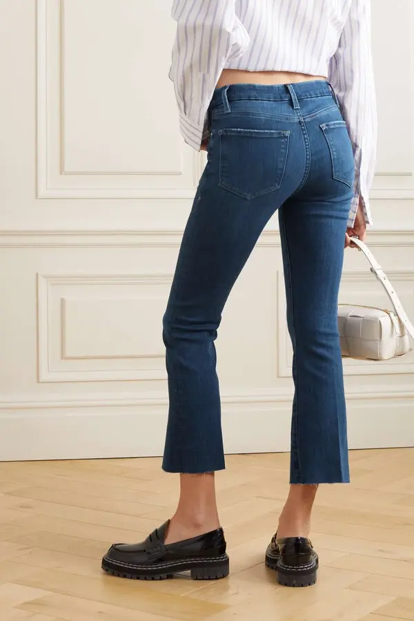 FRAME Le Crop Mini Boot Jeans