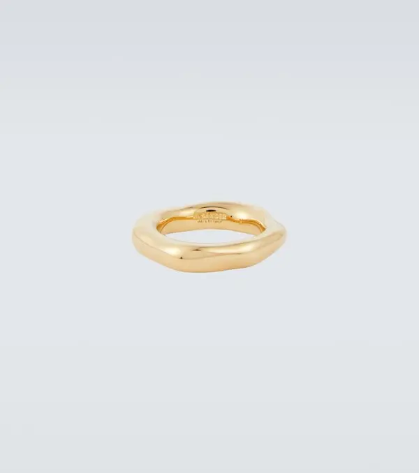JIL SANDER Brass Ring - Gold