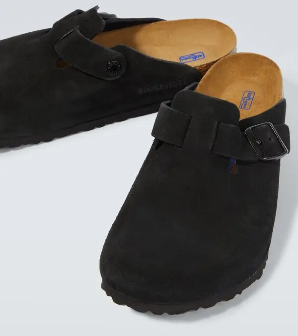 BIRKENSTOCK Boston Sbf Suede Mules