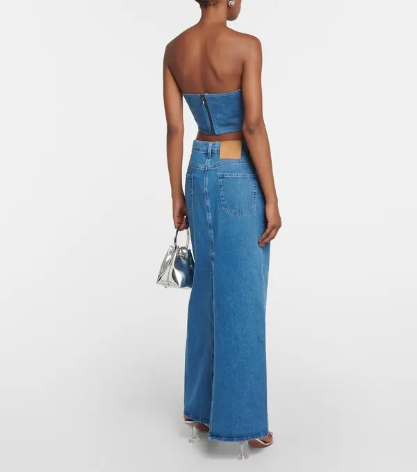 Giuseppe Di Morabito Denim Maxi Skirt