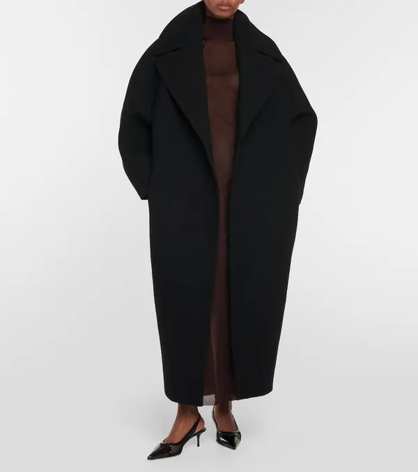 Alaïa High-neck Knit Maxi Dress
