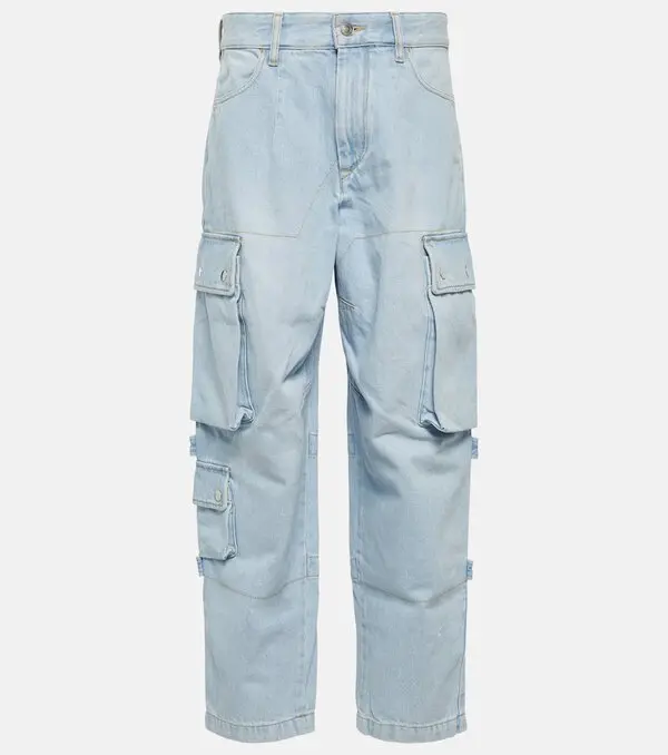 Isabel Marant Étoile Elore Denim Cargo Trousers