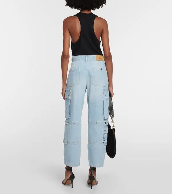 Isabel Marant Étoile Elore Denim Cargo Trousers