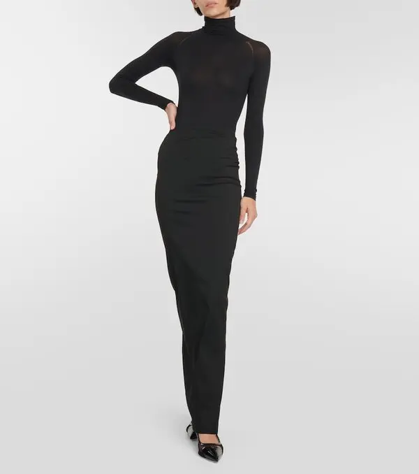 Alaïa Knit Maxi Skirt