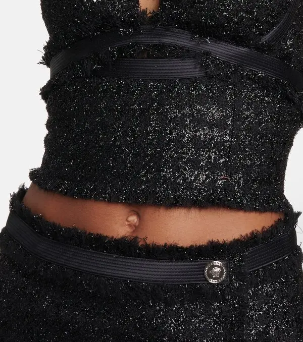 Versace Bouclé Bustier