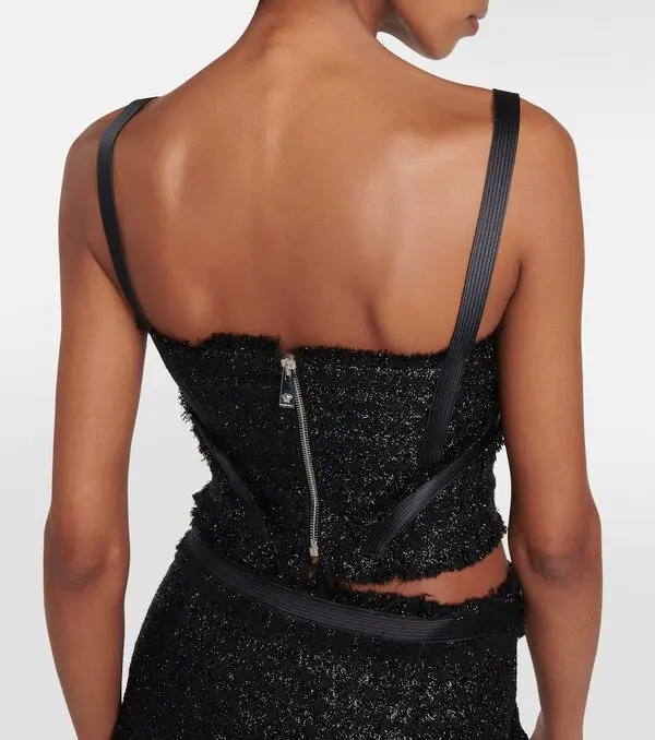 Versace Bouclé Bustier