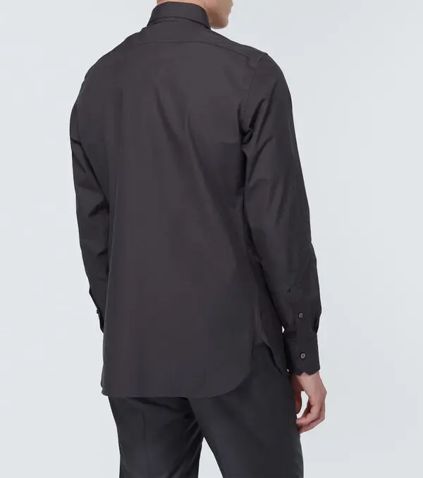 Zegna Cotton Shirt - Grey
