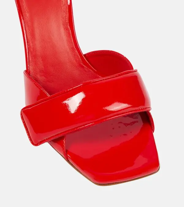 GIA BORGHINI Alodie Patent Leather Mules