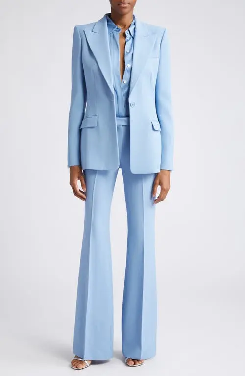 Michael Kors Georgina Double Crepe Sablé Blazer - Coast