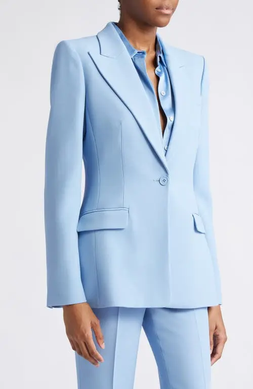 Michael Kors Georgina Double Crepe Sablé Blazer - Coast