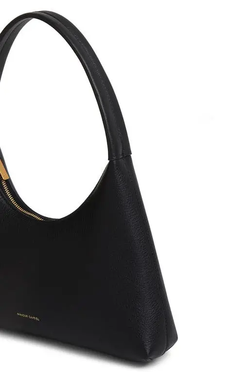 MANSUR GAVRIEL Mini Candy Leather Hobo Bag - Black