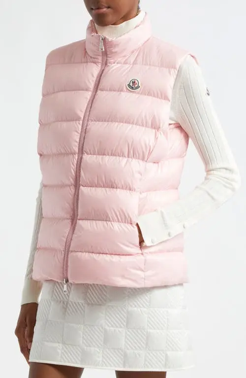Moncler Ghany Puffer Vest - Bashful Blush
