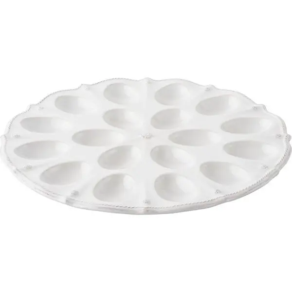 JULISKA Berry And Thread' Egg Platter - Whitewash