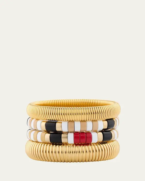 BEN-AMUN The London Stack Bracelets, Set Of 4 - Multi