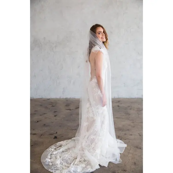 Brides & Hairpins Joli Silk Tulle Veil - Ivory
