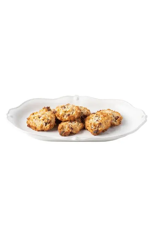 JULISKA Berry & Thread Scalloped Platter - Whitewash