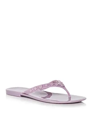 Tory Burch Studded Jelly Thong Sandals