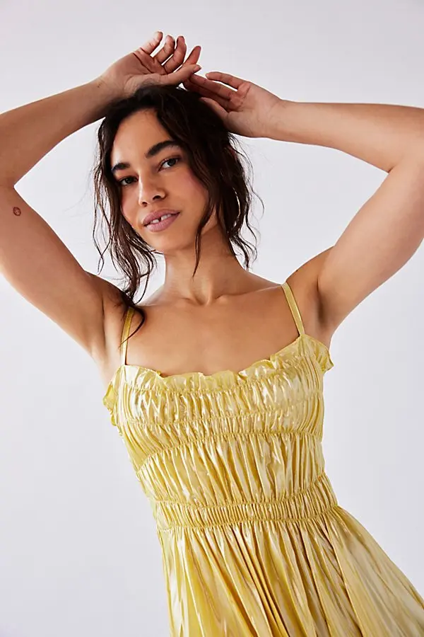 gold hardware dress gold hardware cutout halter midi dress Black / Medium main image 1