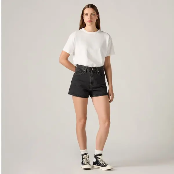 LEVI'S High Waisted Mom Shorts