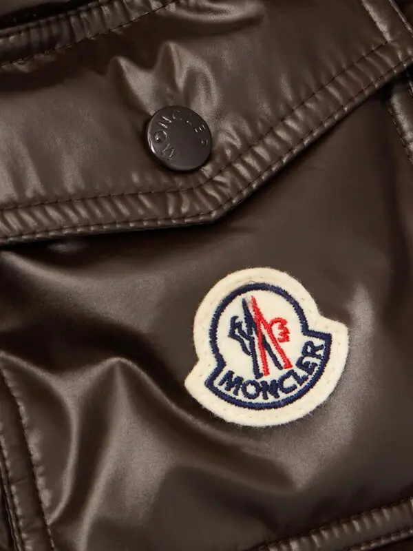 Moncler Lule Logo-appliquéd Quilted Shell Down Jacket