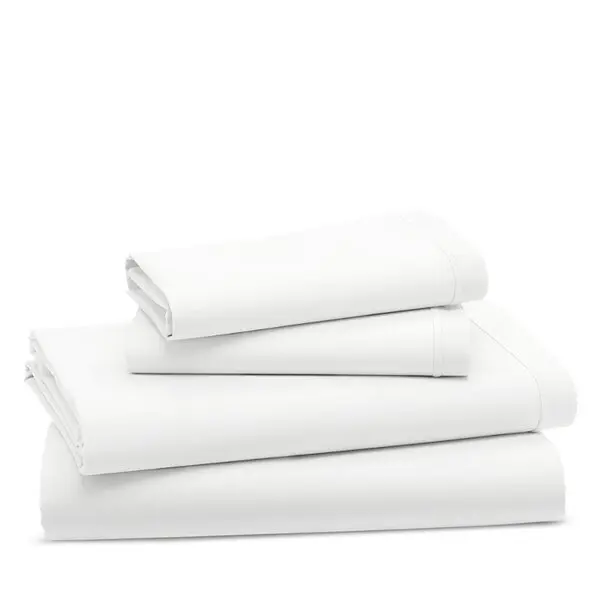 HUDSON PARK COLLECTION Italian Percale Sheet Set, Queen Exclusive - White