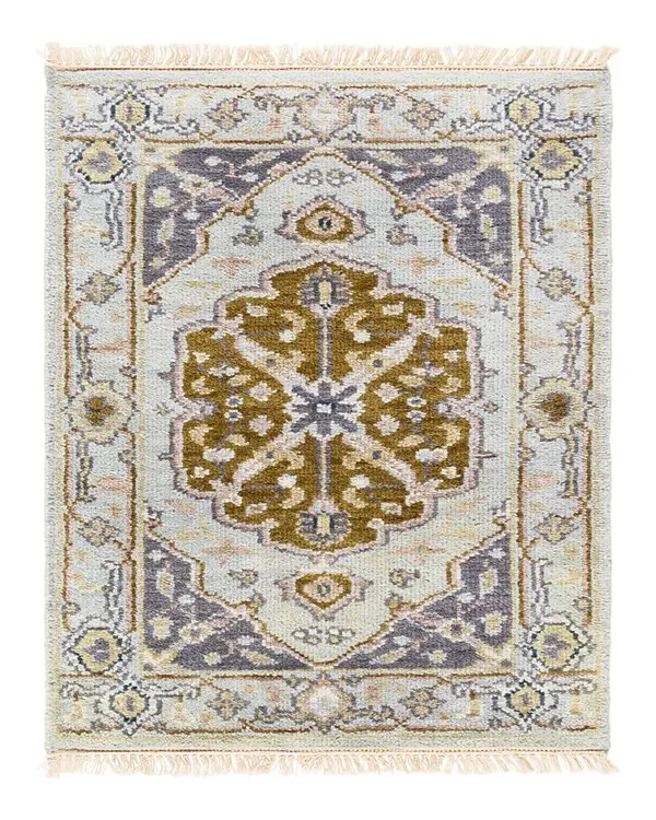 SURYA Zeus Zeu-7823 Area Rug, 2' X 3 - Gray/brown/mauve/cream