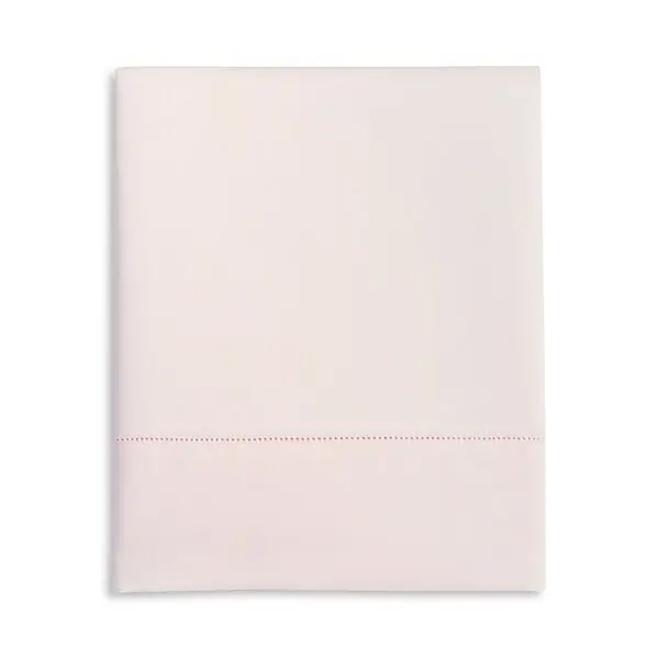 HUDSON PARK COLLECTION 680tc Flat Sateen Sheet, Twin Exclusive - Blush