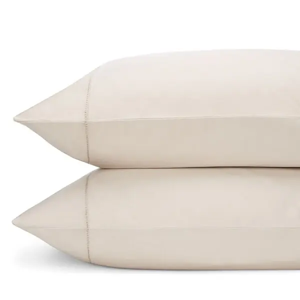 HUDSON PARK COLLECTION 680tc Standard Sateen Pillowcase, Pair Exclusive - Pumice