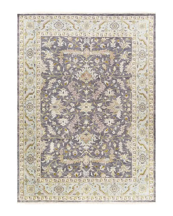 SURYA Zeus Area Rug, 8' X 11 - Charcoal/sky Blue/ivory/taupe/olive/beig