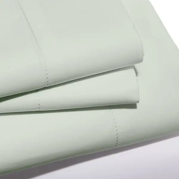 HUDSON PARK COLLECTION 680-thread Count Supima Sateen Sheet Set, Queen Exclusive - Aged Sage