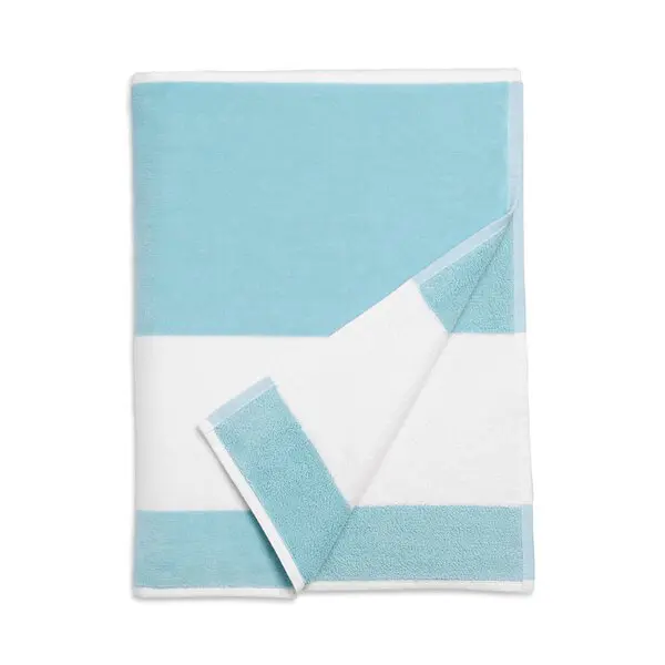 HUDSON PARK COLLECTION Westport Stripe Beach Towel Exclusive - Sky Fall Blue