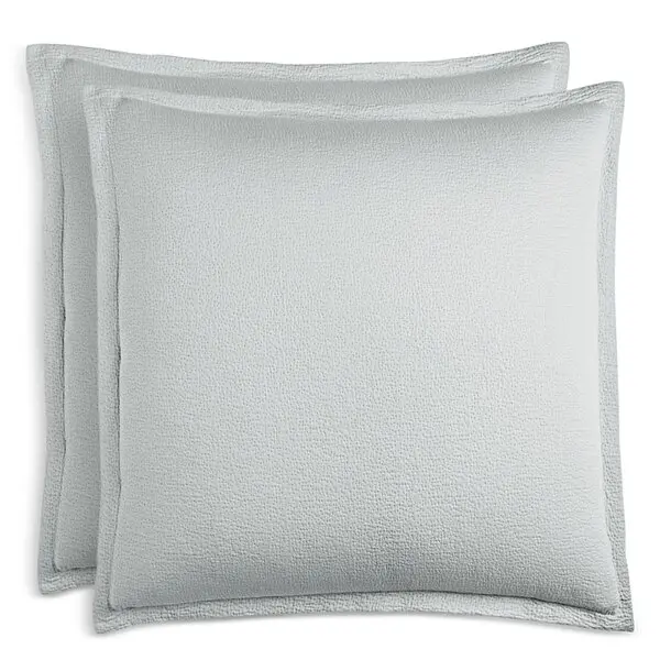 SKY Textured Matelasse Euro Sham Set Exclusive - Mineral Grey